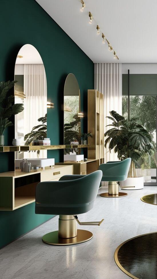 اصول دکوراسیون آرایشگاه مردانه و زنانه و سالن زیبایی + 23 ایده